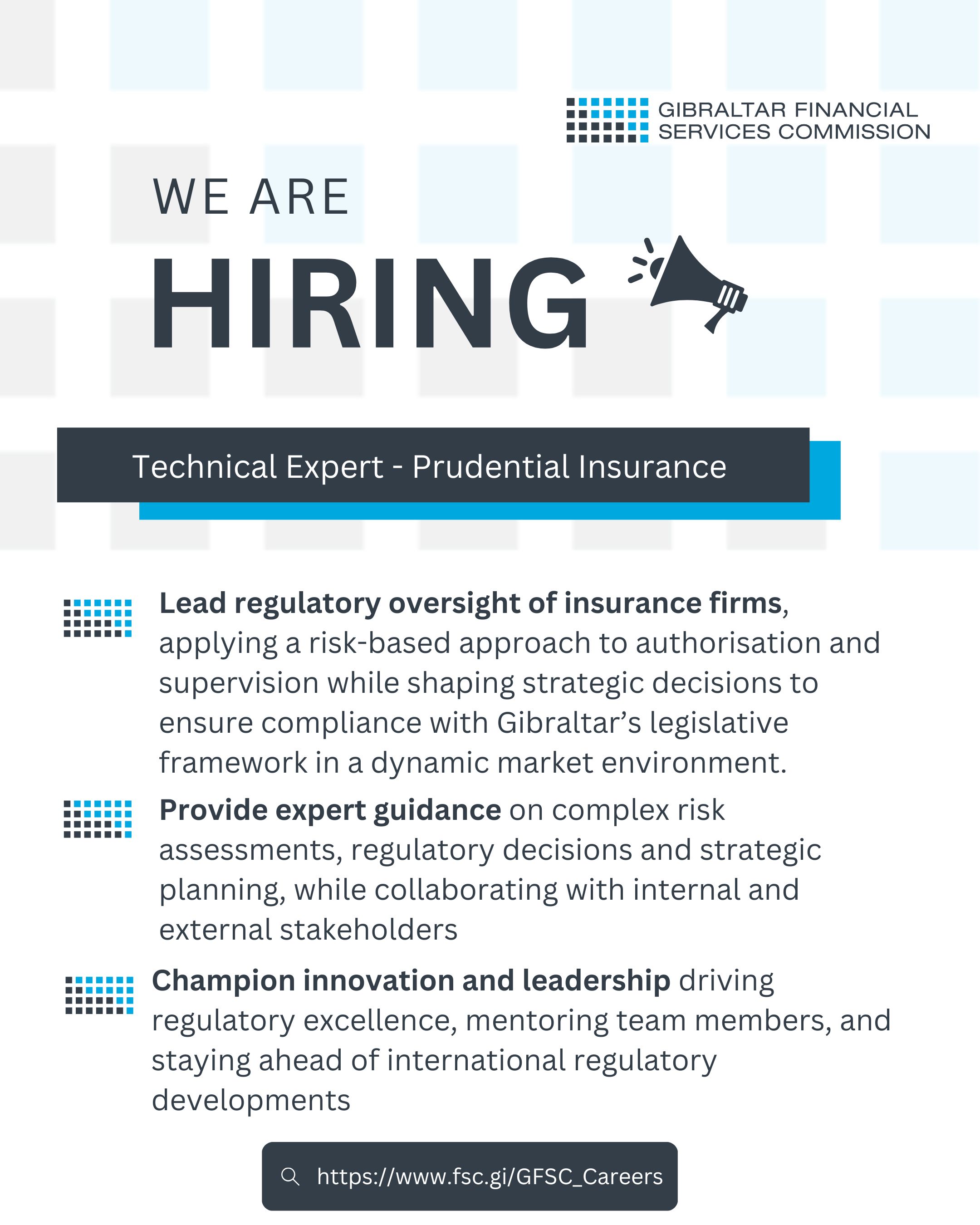 GFSC - Gibraltar Financial Services Commission - Vacancy TE Prudential ...